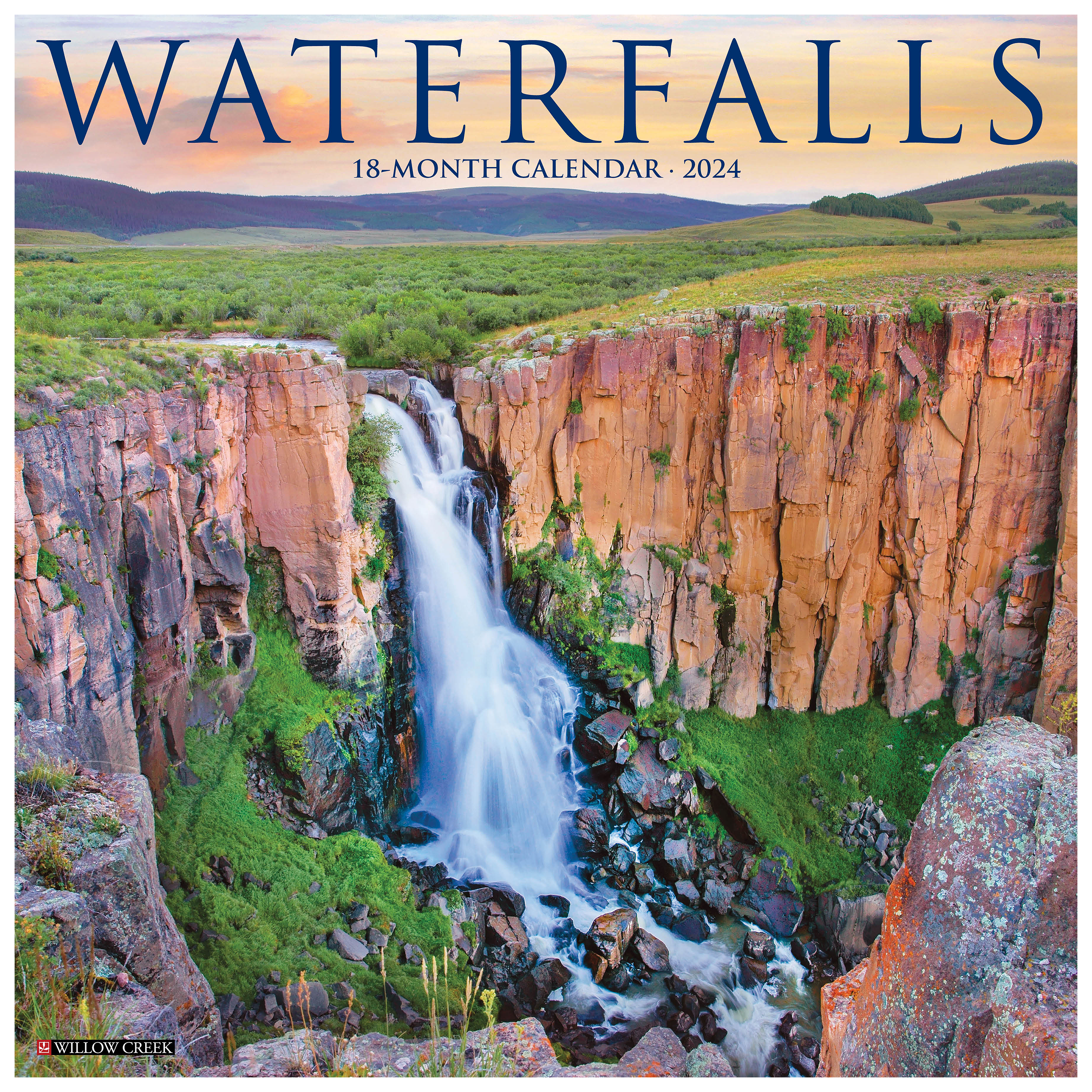 Willow Creek 2024 Waterfalls 18-Month Wall Calendar | Cabela's